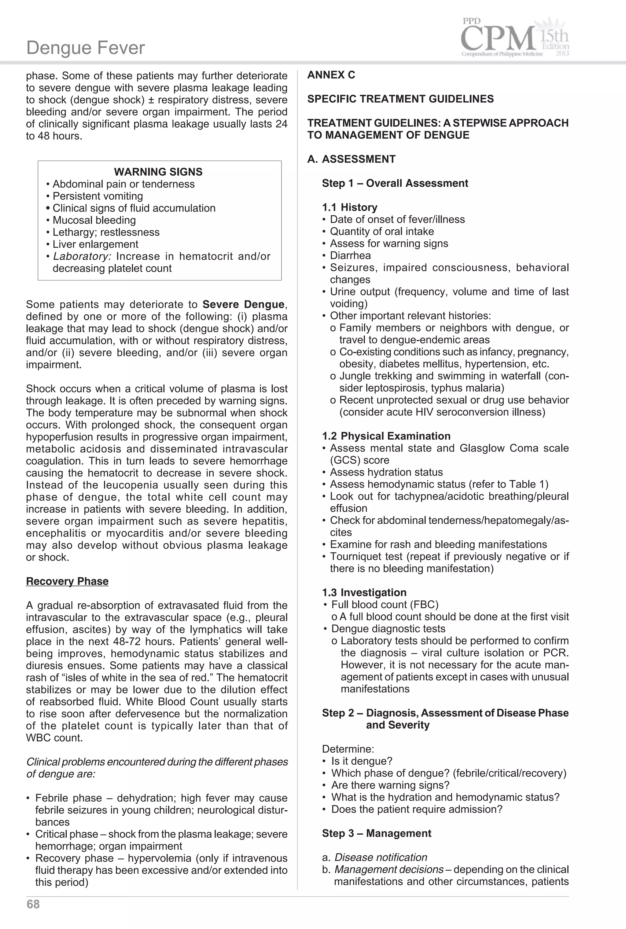 Cpm15th dengue fever_doh | PDF