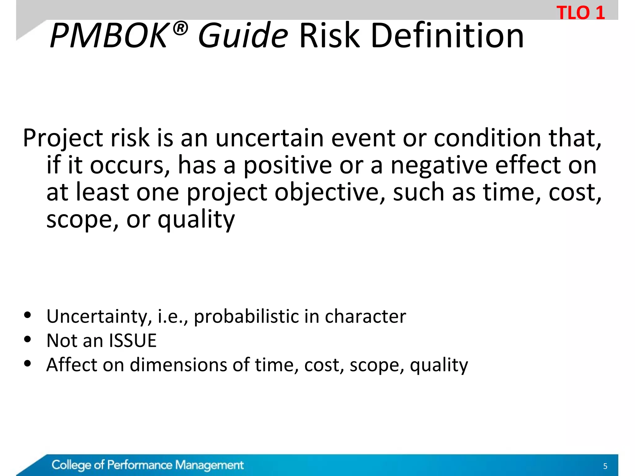 Technical Risk Management | PPT