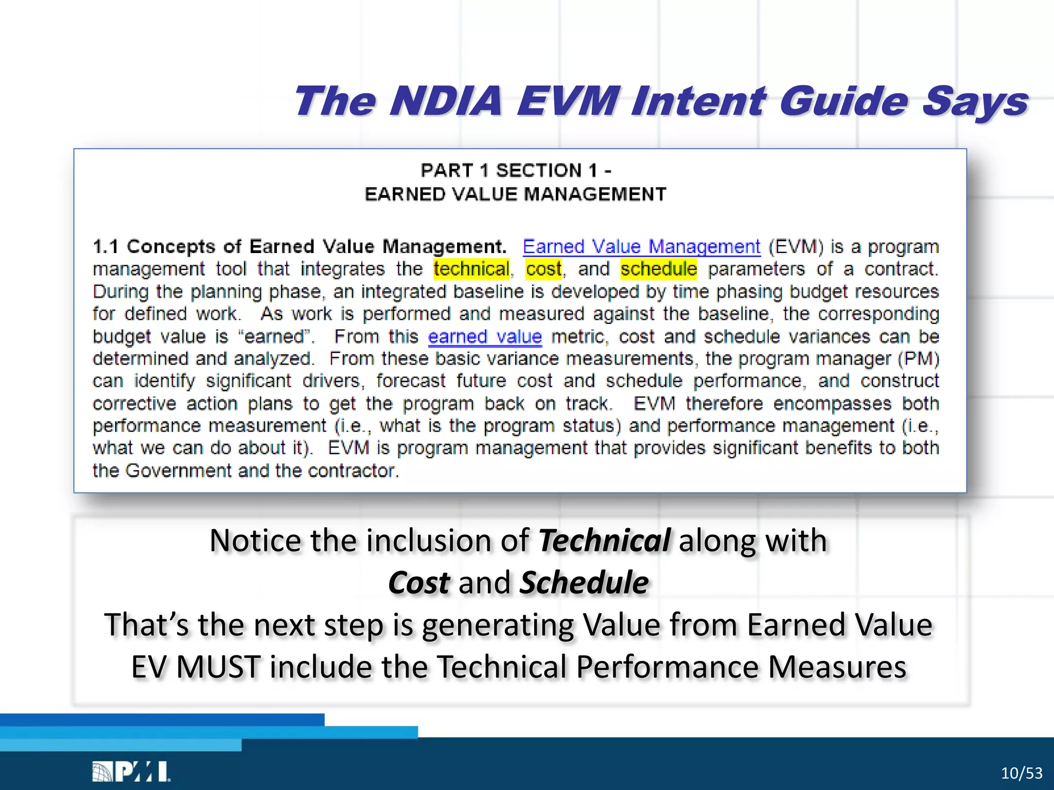 Implementing Technical Performance Measures | PPT
