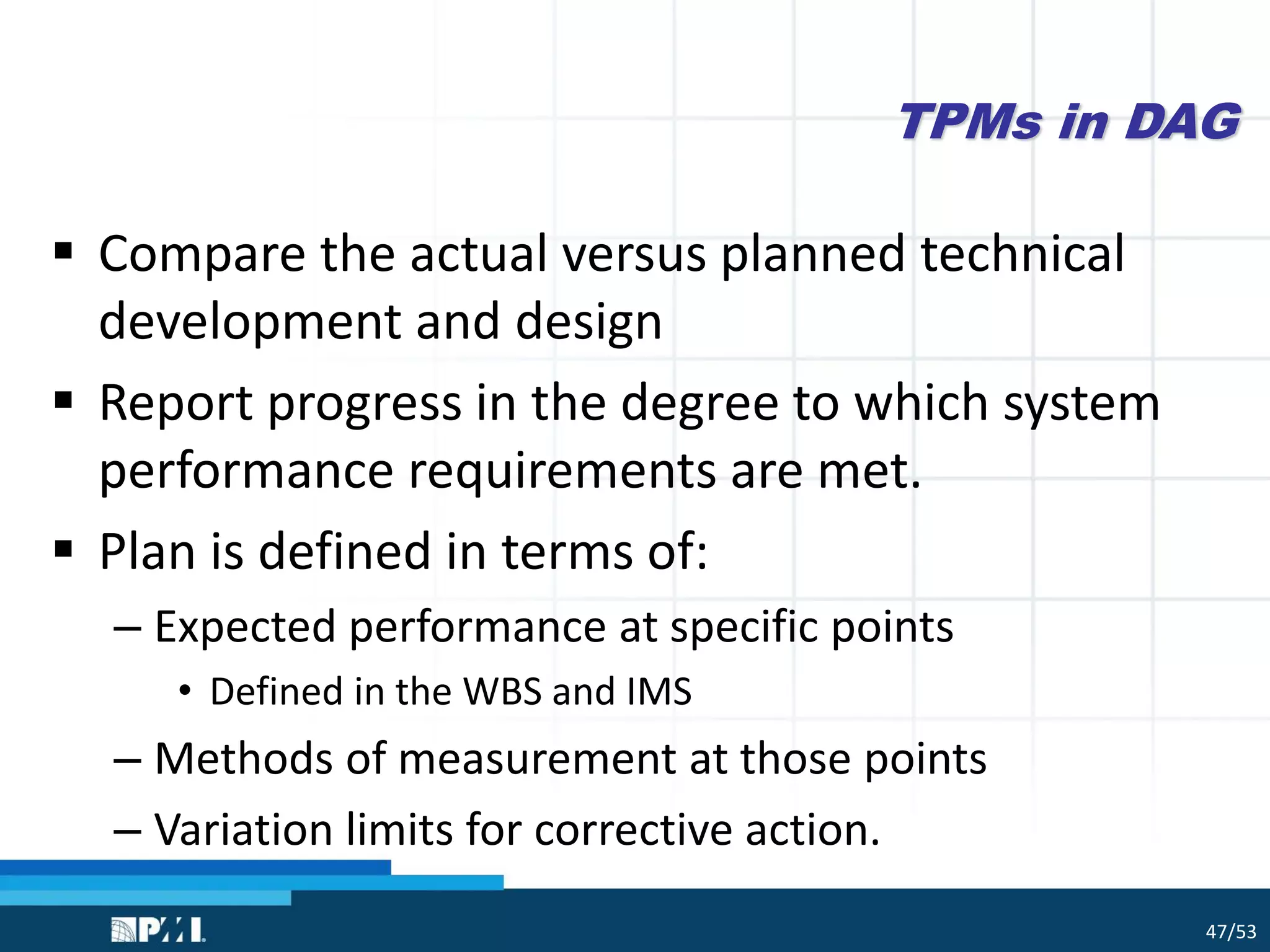 Implementing Technical Performance Measures | PPT