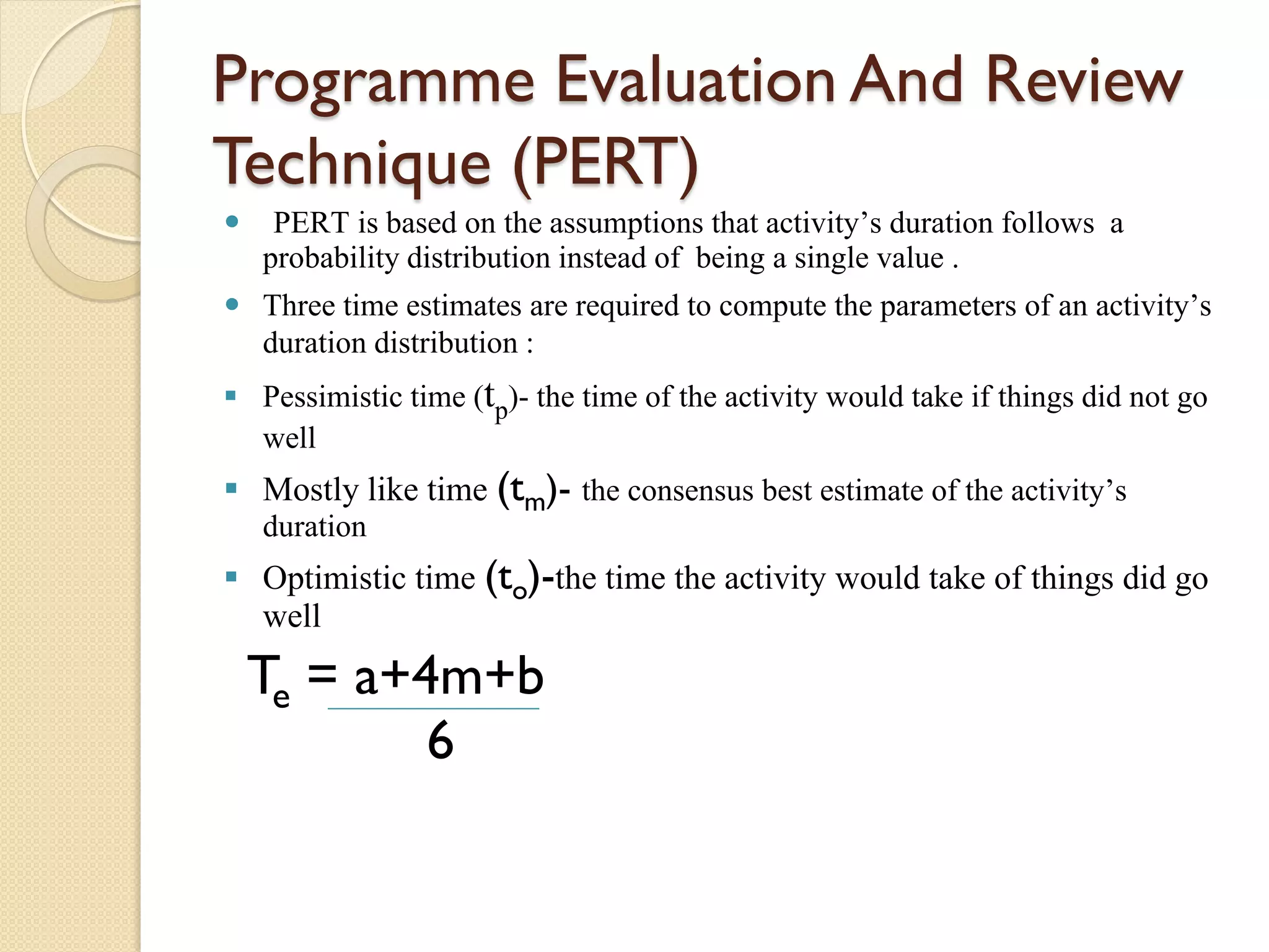 CPM AND PERT | PDF