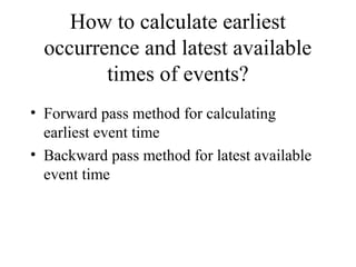 Cpm (critical path method) | PPT