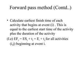 Cpm (critical path method) | PPT