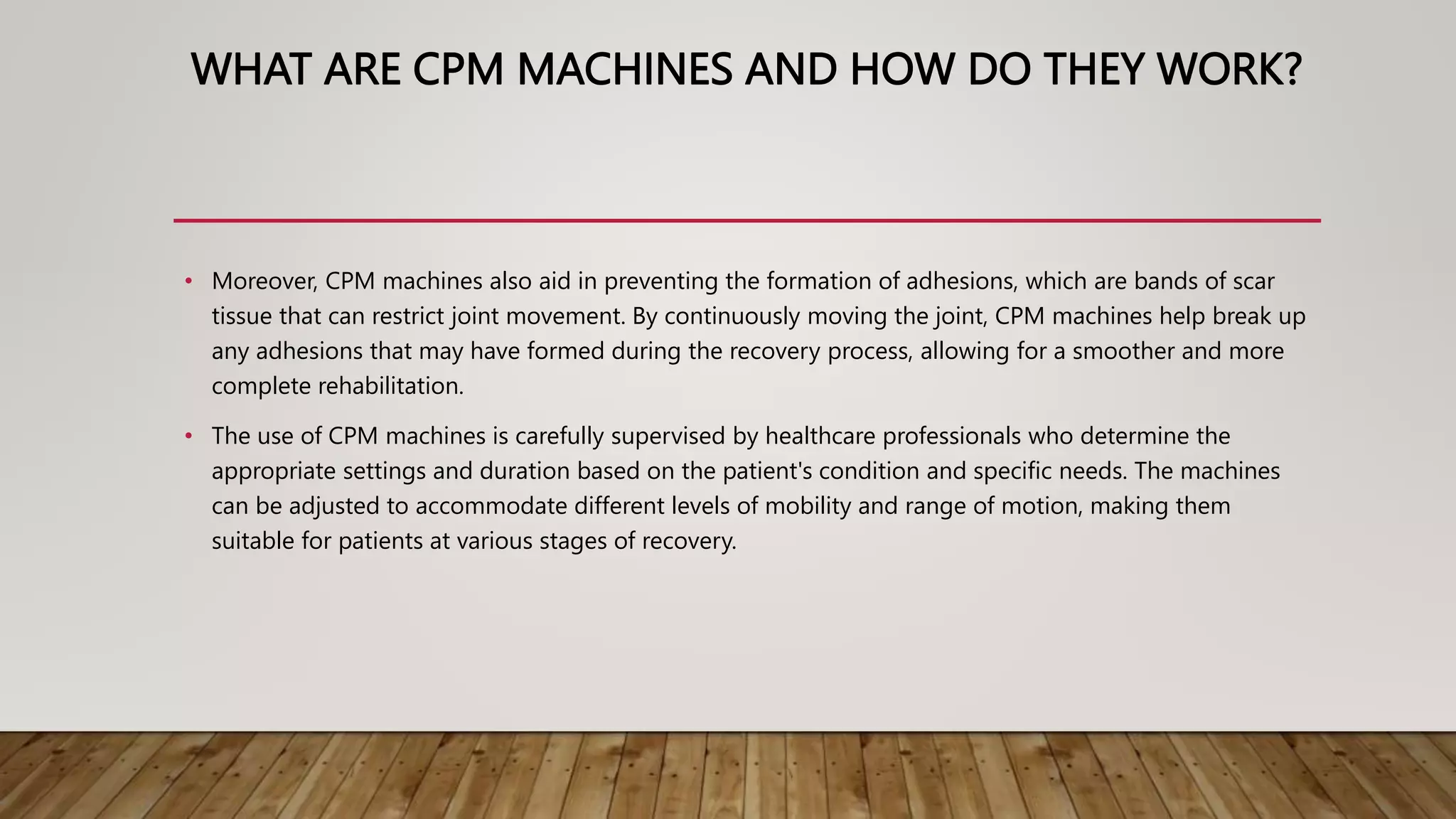 CPM Machine Suppliers In India | PPT