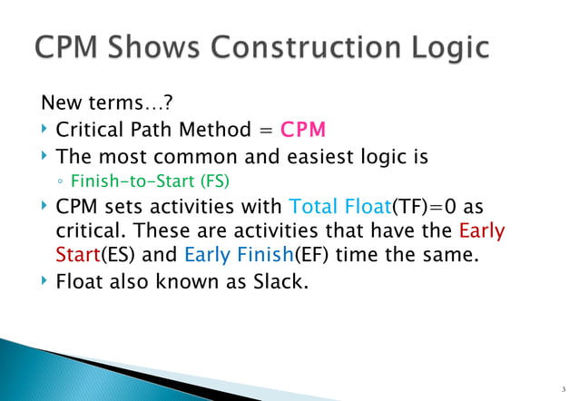 Cpm & network diagrams | PPT | Business | Business and Finance