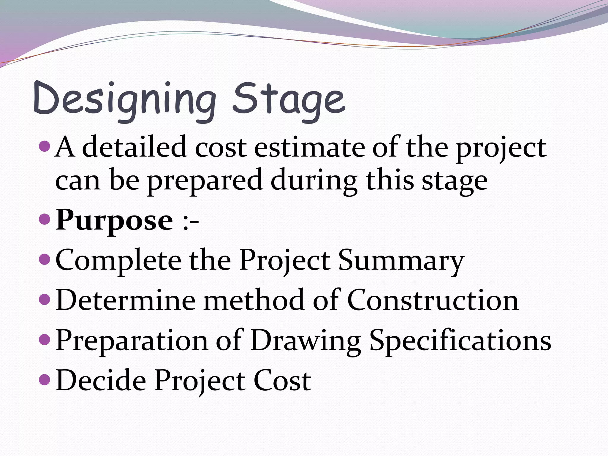 Stages In Construction | PPTX
