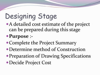 Stages In Construction | PPTX