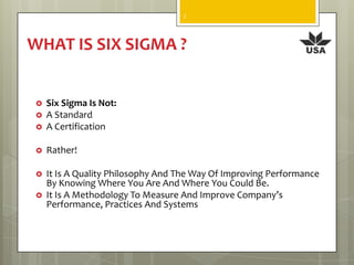 Six Sigma and Construction Industry | PPTX