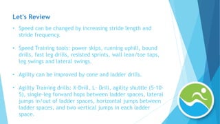 Speed & Agility For Football Players | PPTX