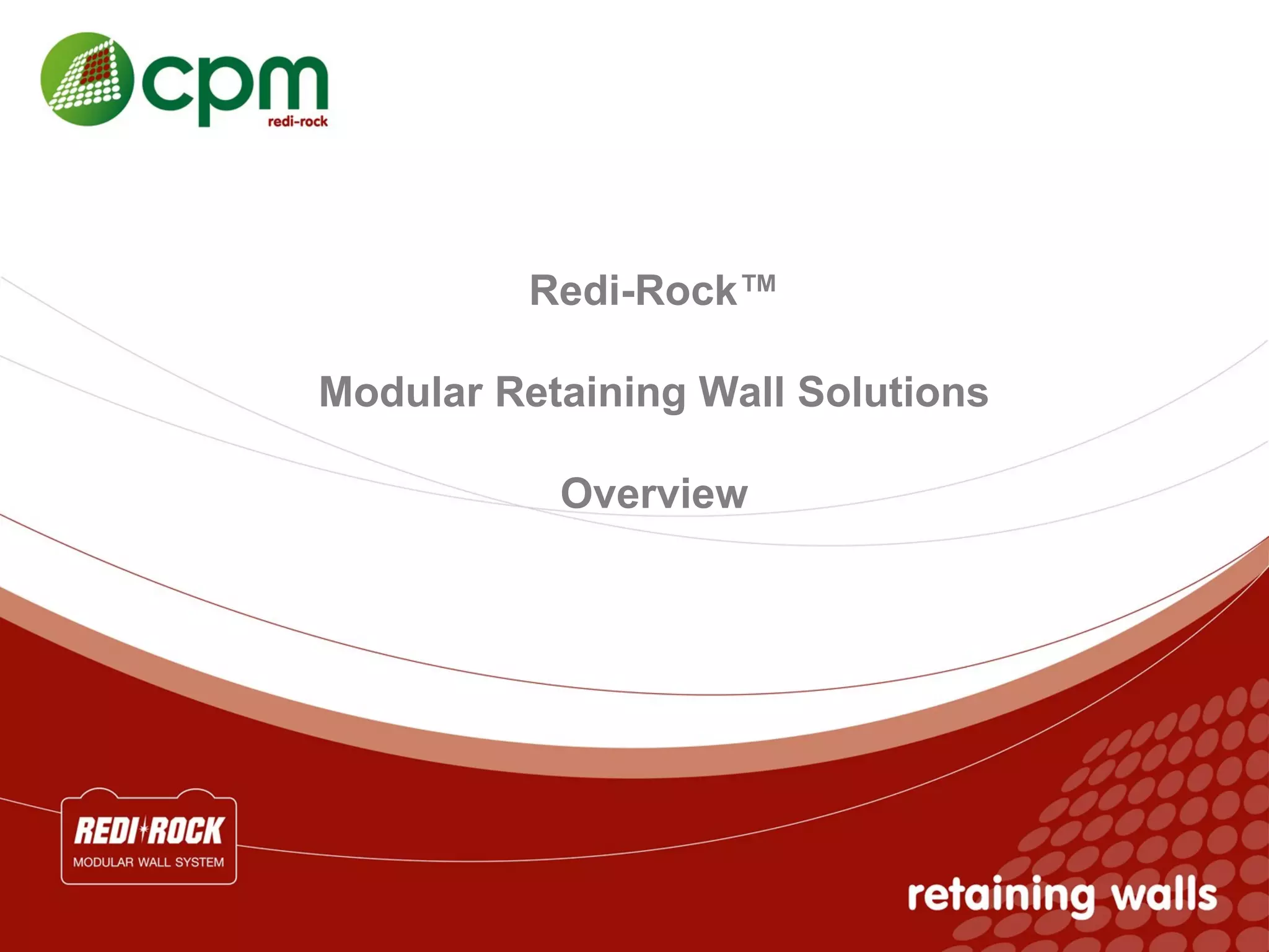CPM Retaining Walls CPD | PPT