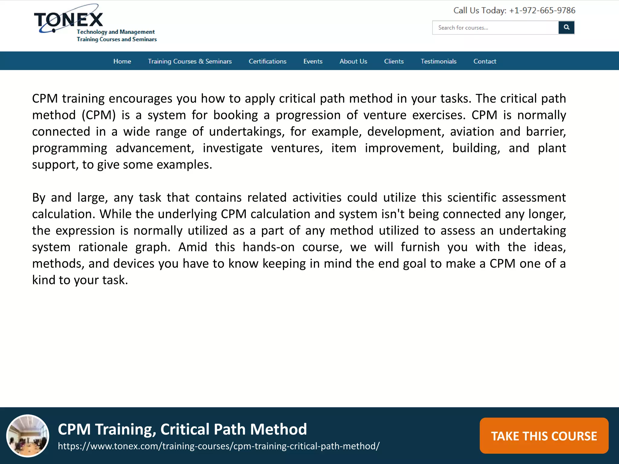 Critical Path Method (CPM) Training | PPTX