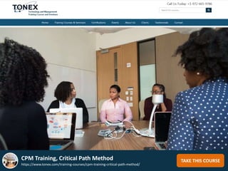 Critical Path Method (CPM) Training | PPTX