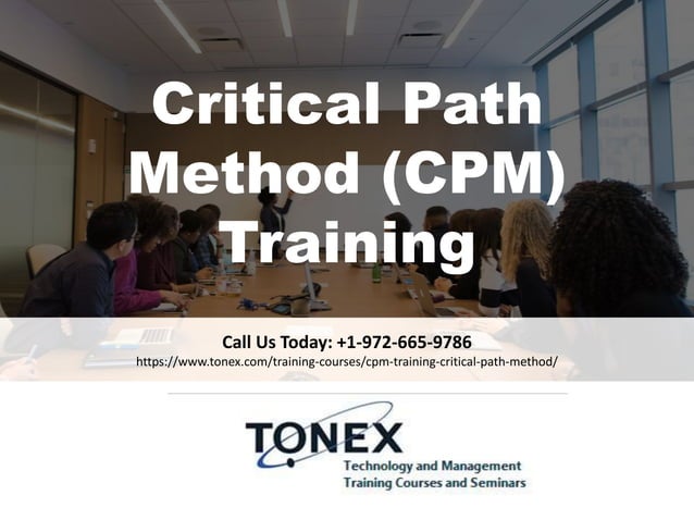 Critical Path Method (CPM) Training | PPT