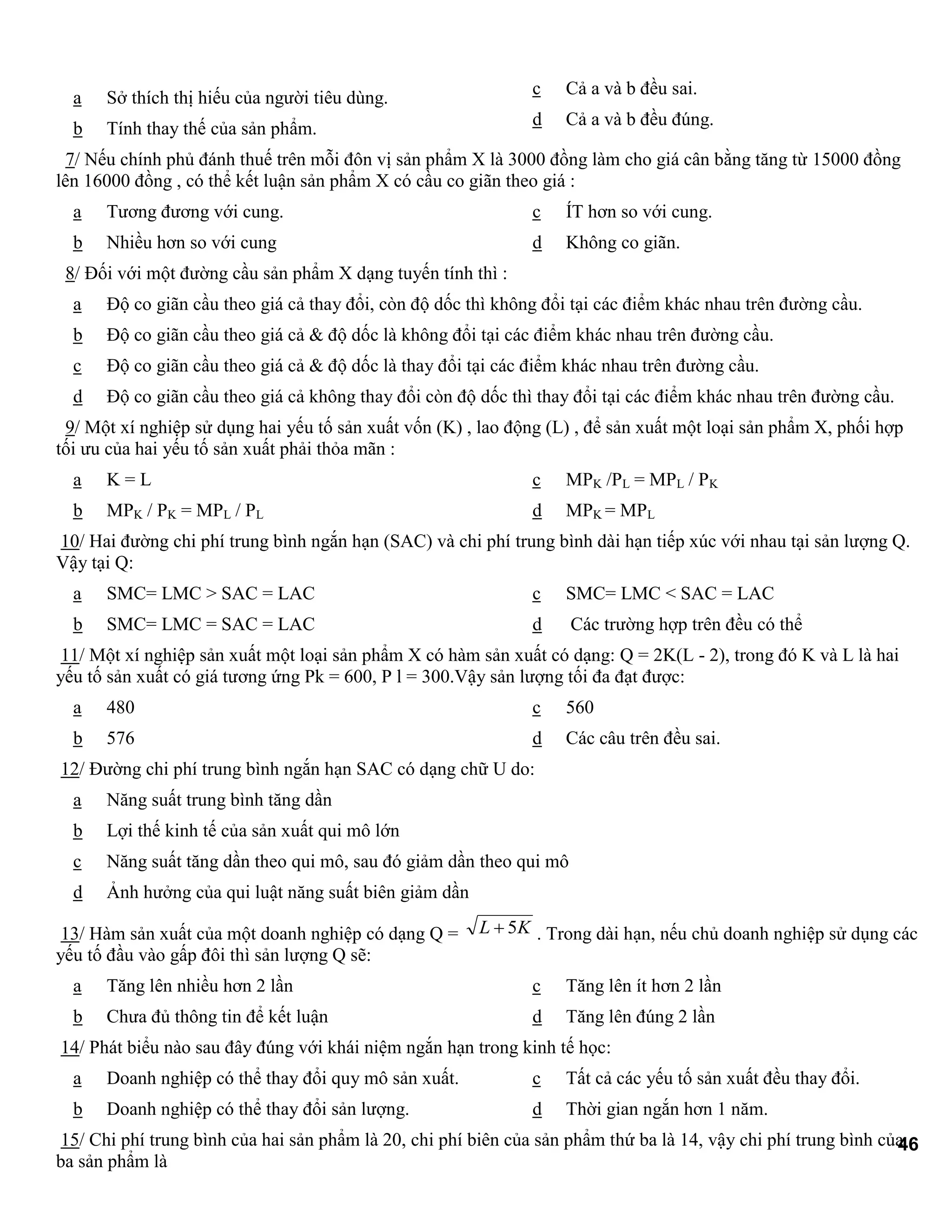 CÓ ĐÁP ÁN - BỘ ĐỀ ÔN THI KINH TẾ VI MÔ UEH.pdf