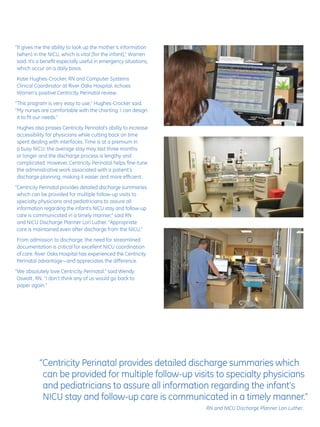 Centricity Perinatal Software Case Study River Oaks | PDF