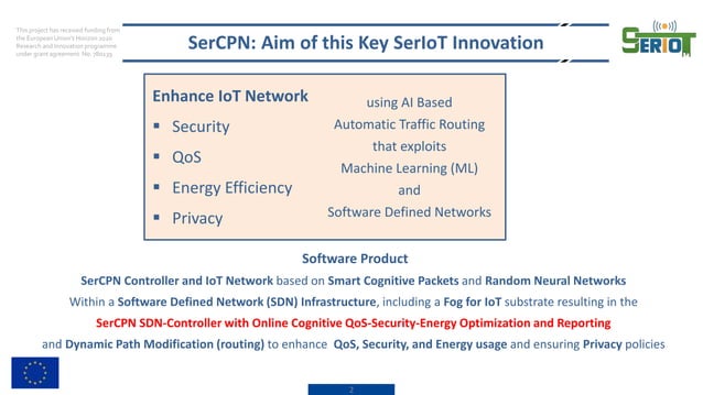 Cognitive Packet Network with Software Defined Networks using the Random Neural Network | PPT