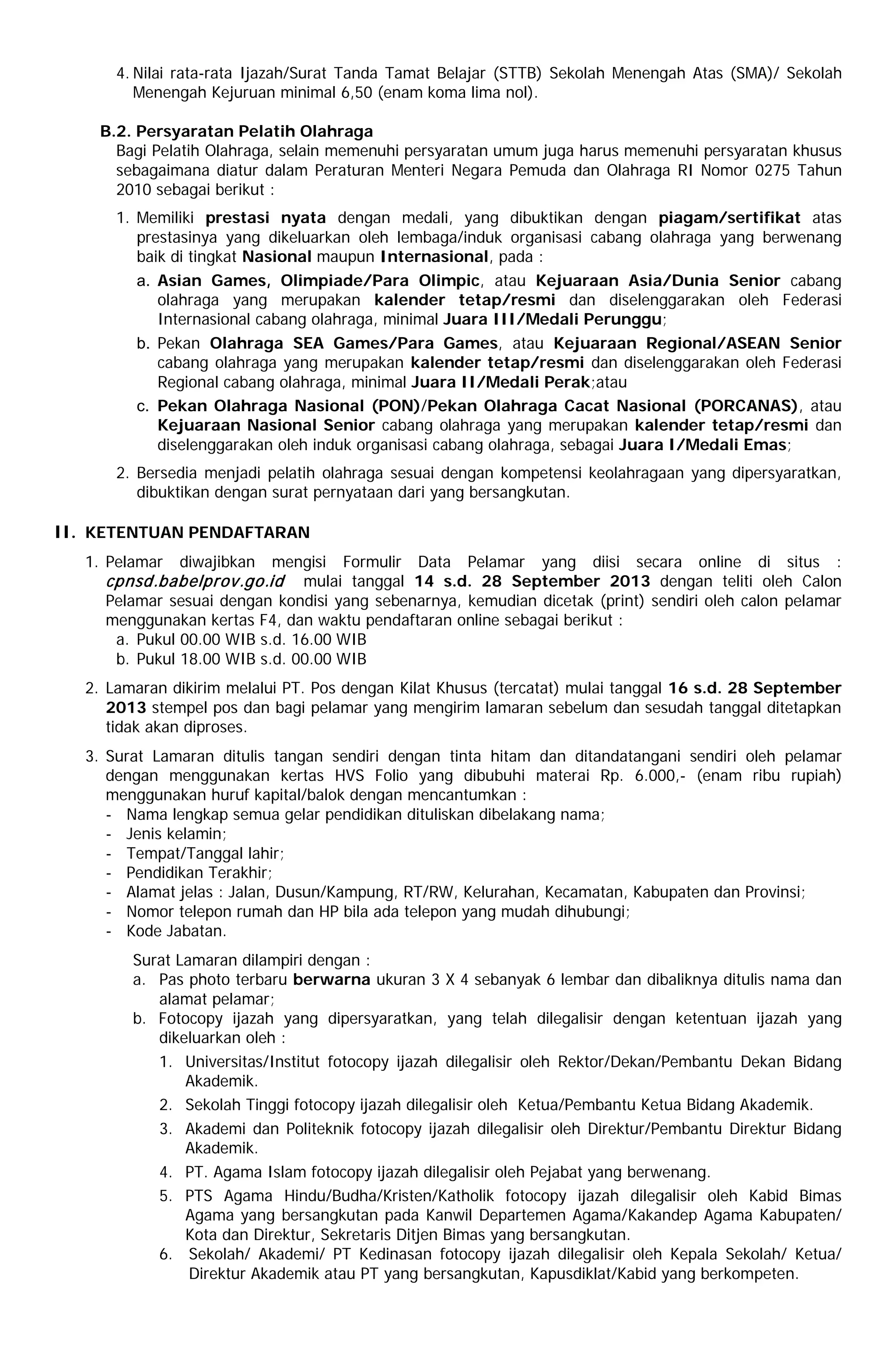 Cpns babel 2013 | PDF