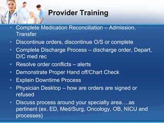 CPOE - Computerized Physician Order Entry | PPTX