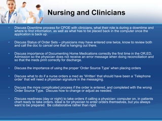 CPOE - Computerized Physician Order Entry | PPTX