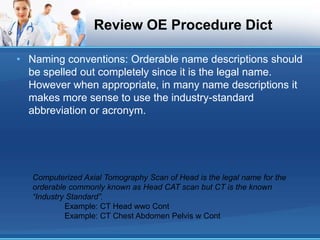 CPOE - Computerized Physician Order Entry | PPTX