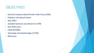 CPOE | PPTX