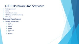 CPOE | PPTX