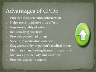 Cpoe ppt | PPT