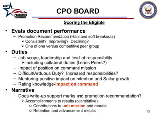Cpo fitrep observations | PPT
