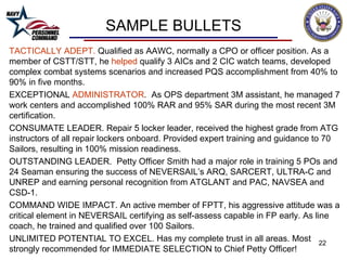 Cpo fitrep observations | PPT