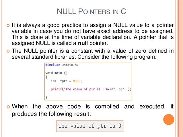 C Pointer