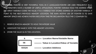 Pointers in C and Dynamic Memory Allocation | PDF