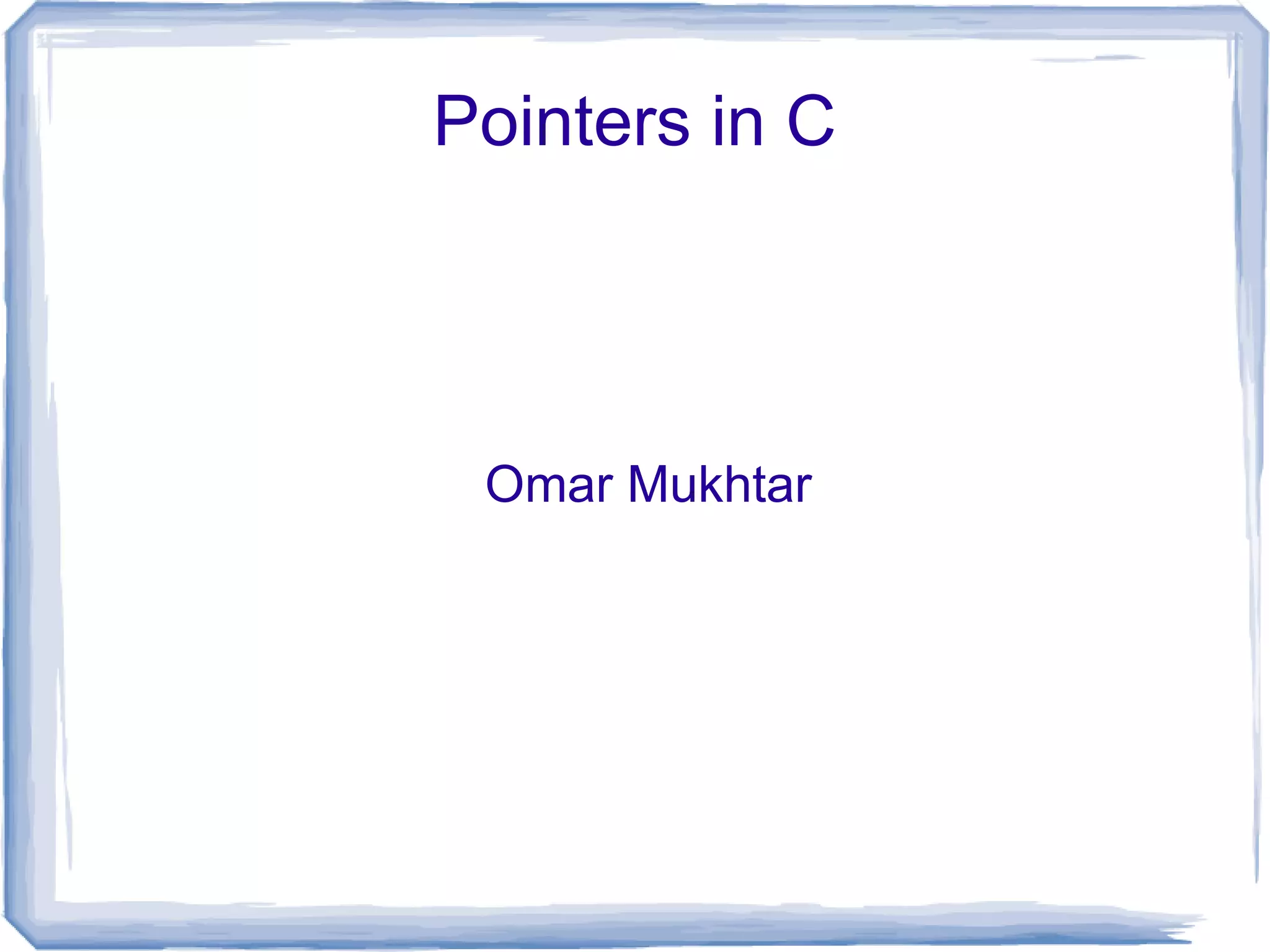 C Pointers | PDF