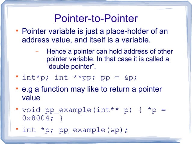 C Pointers | PDF | Programming Languages | Computing