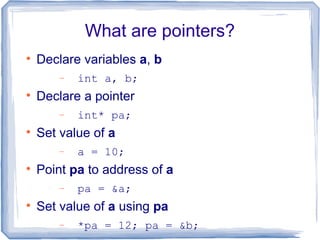 C Pointers | PDF