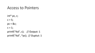 C pointers | PPT