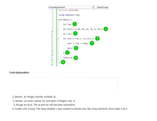 C++ Pointers with Examples.docx