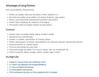 C++ Pointers with Examples.docx
