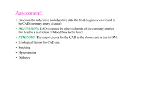 Case presentation on CAD | PPTX