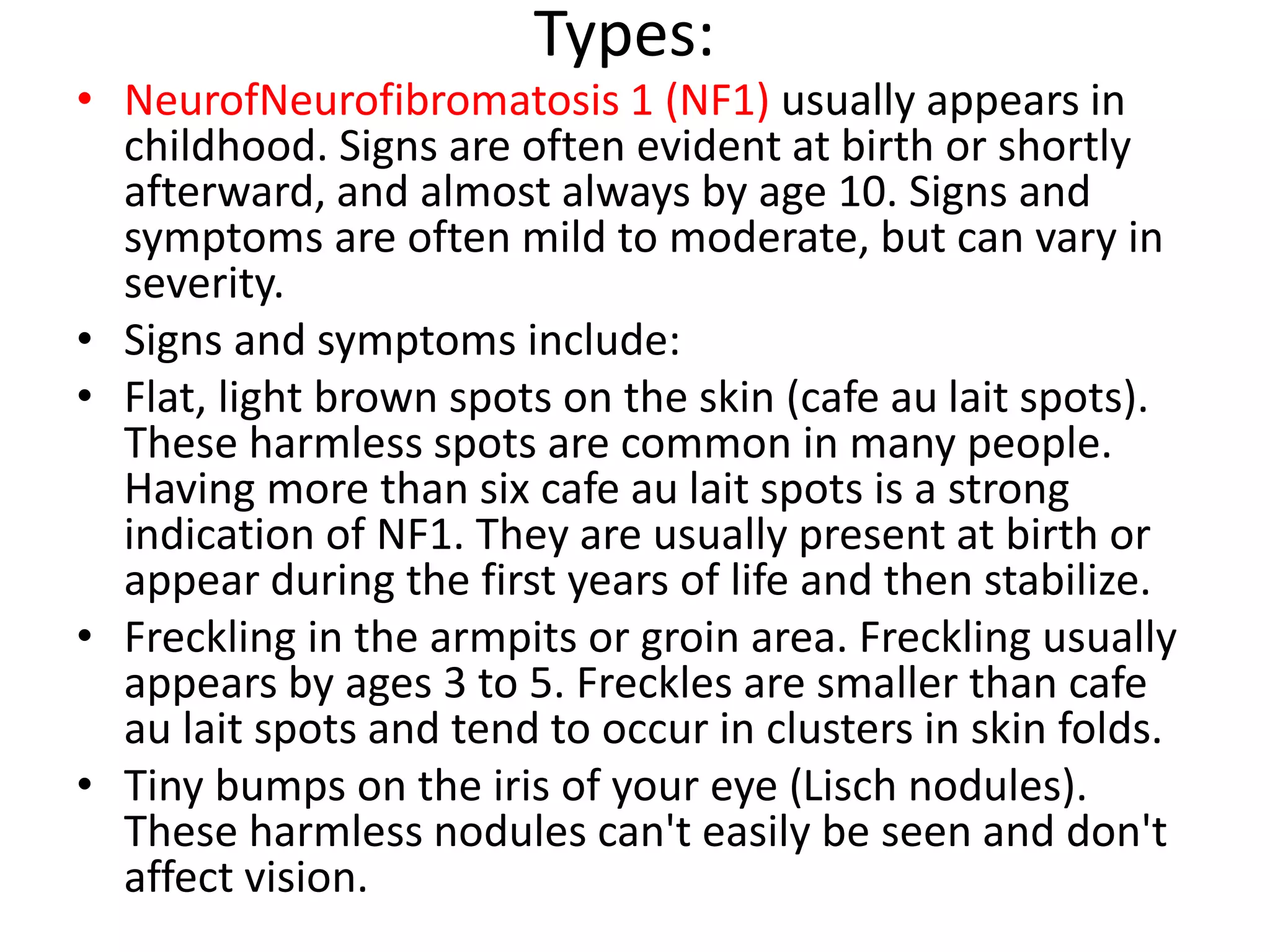 Neurofibromatosis | PPTX
