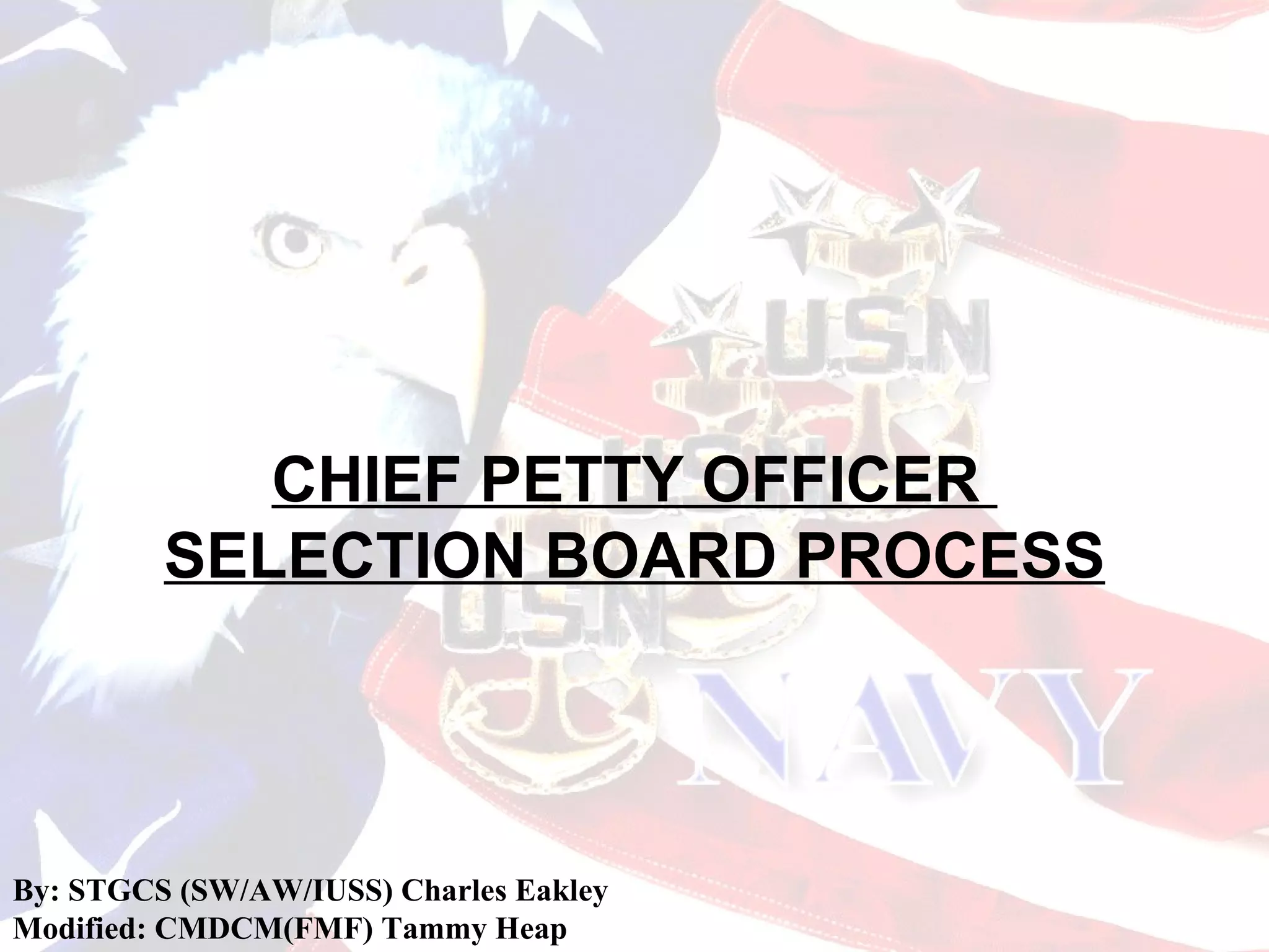 2012 Navy Region NW FCPO Symposium (CPO SELECTION BOARDS) | PPT