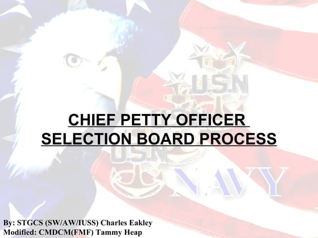 2012 Navy Region NW FCPO Symposium (CPO SELECTION BOARDS) | PPT ...
