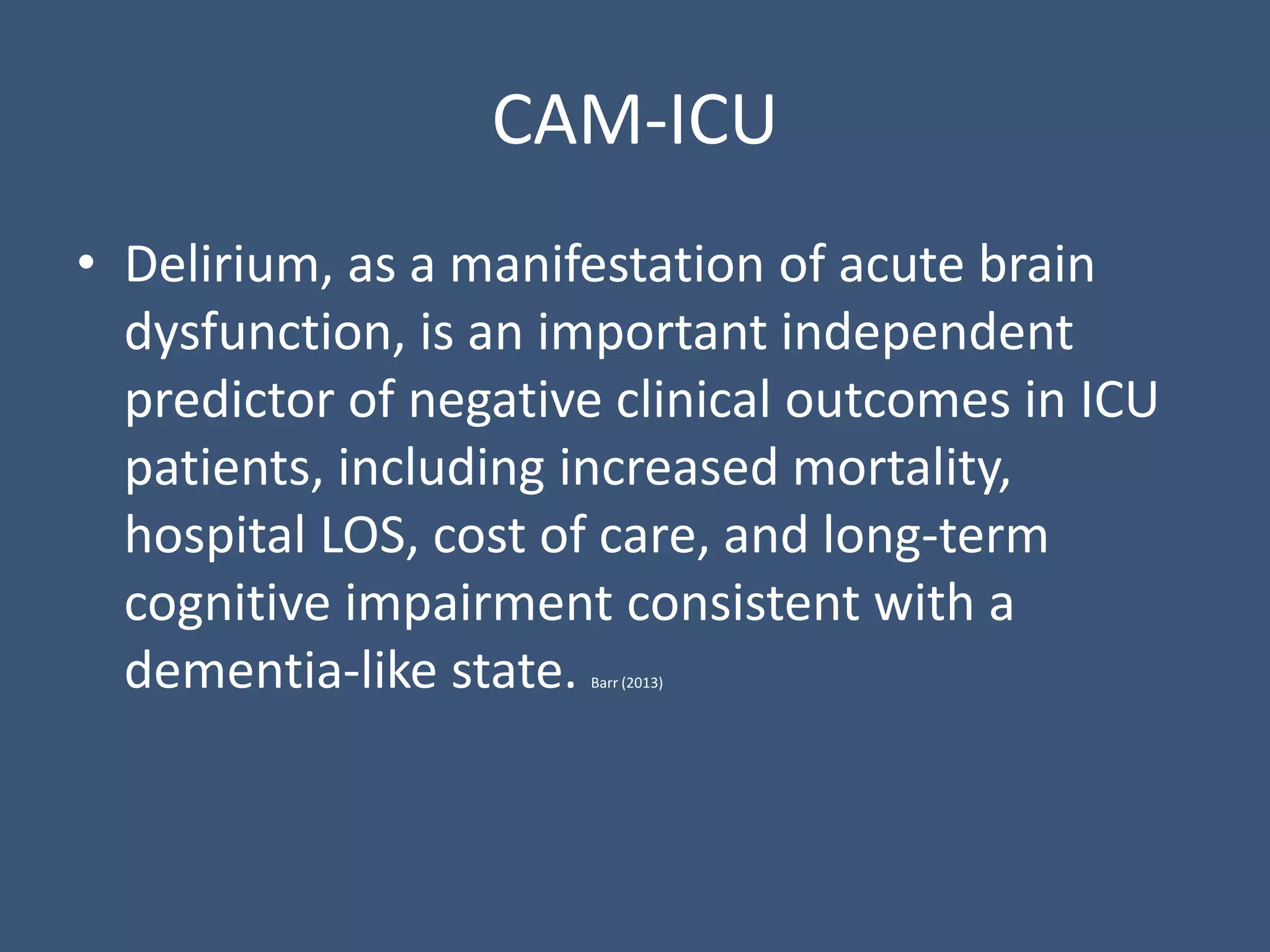 CPOT / RASS / CAM-ICU | PPTX