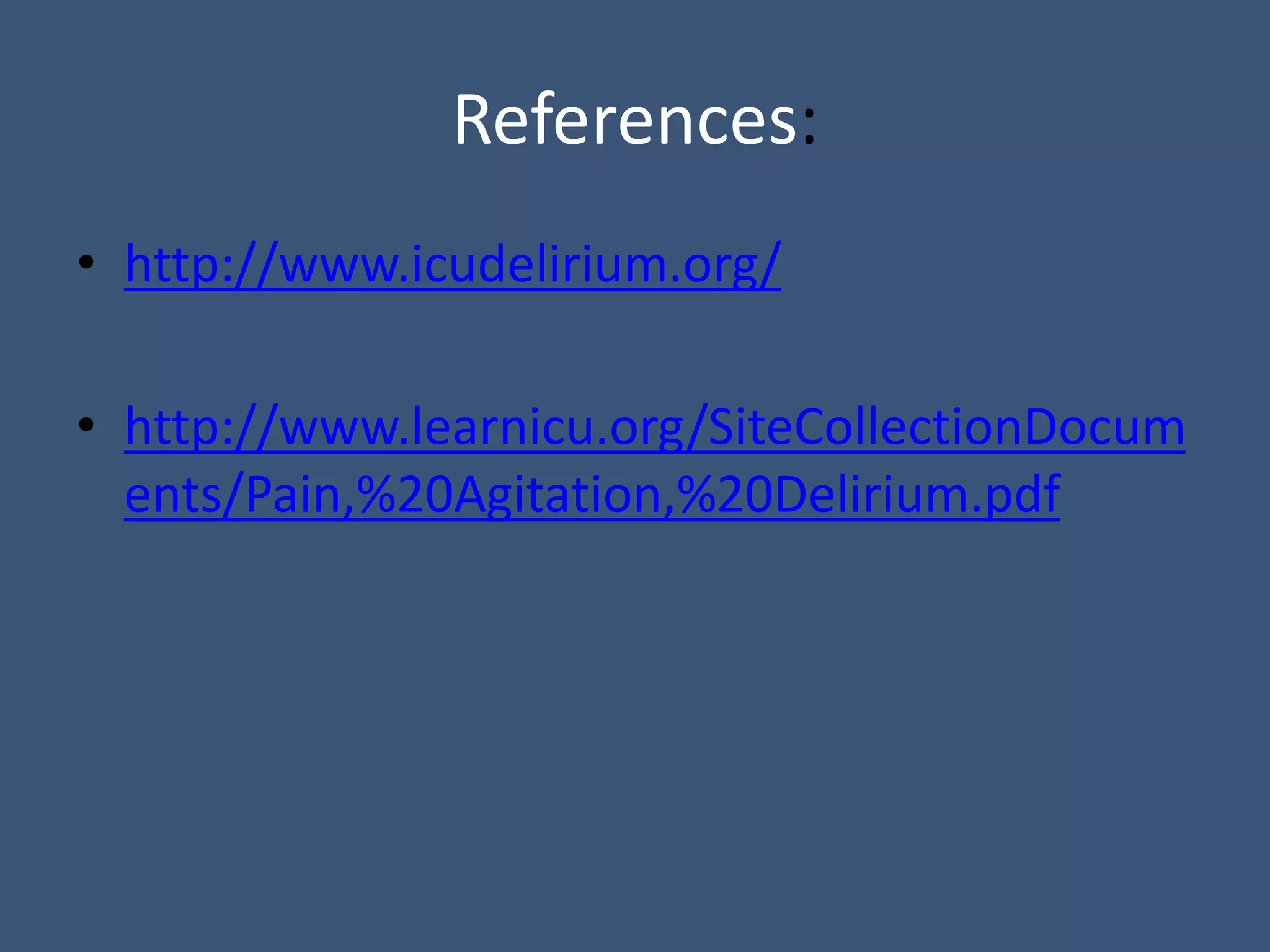 CPOT / RASS / CAM-ICU | PPTX