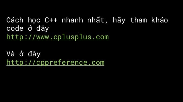 C đến C++ phần 1