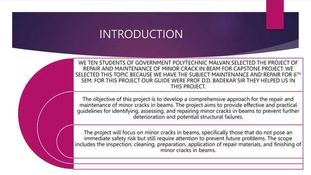 Cpp Project Report On Retrofitting Pptx