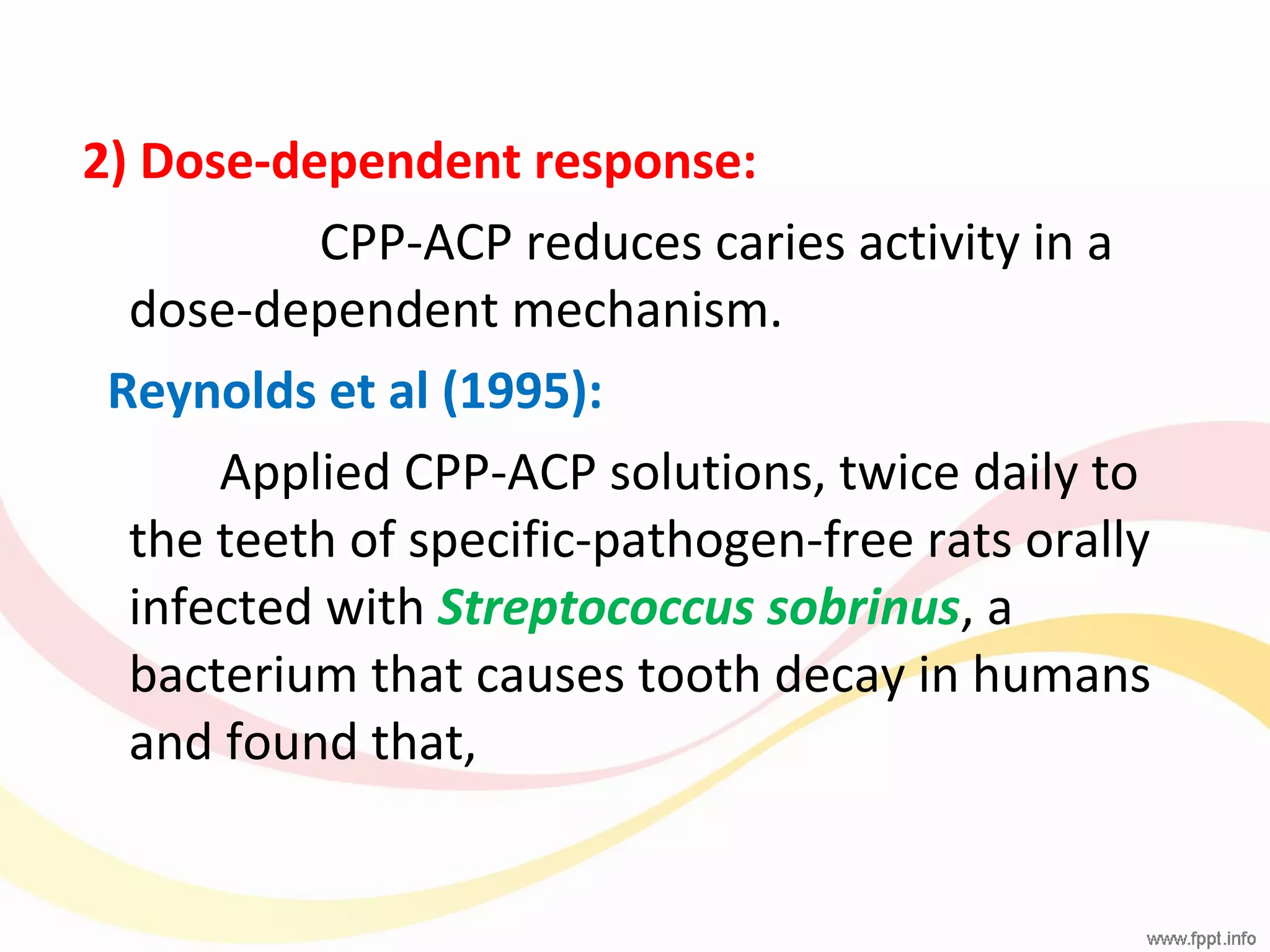 CPP- ACP - Casein Phospho Peptide-Amorphous Calcium Phosphate | PPT