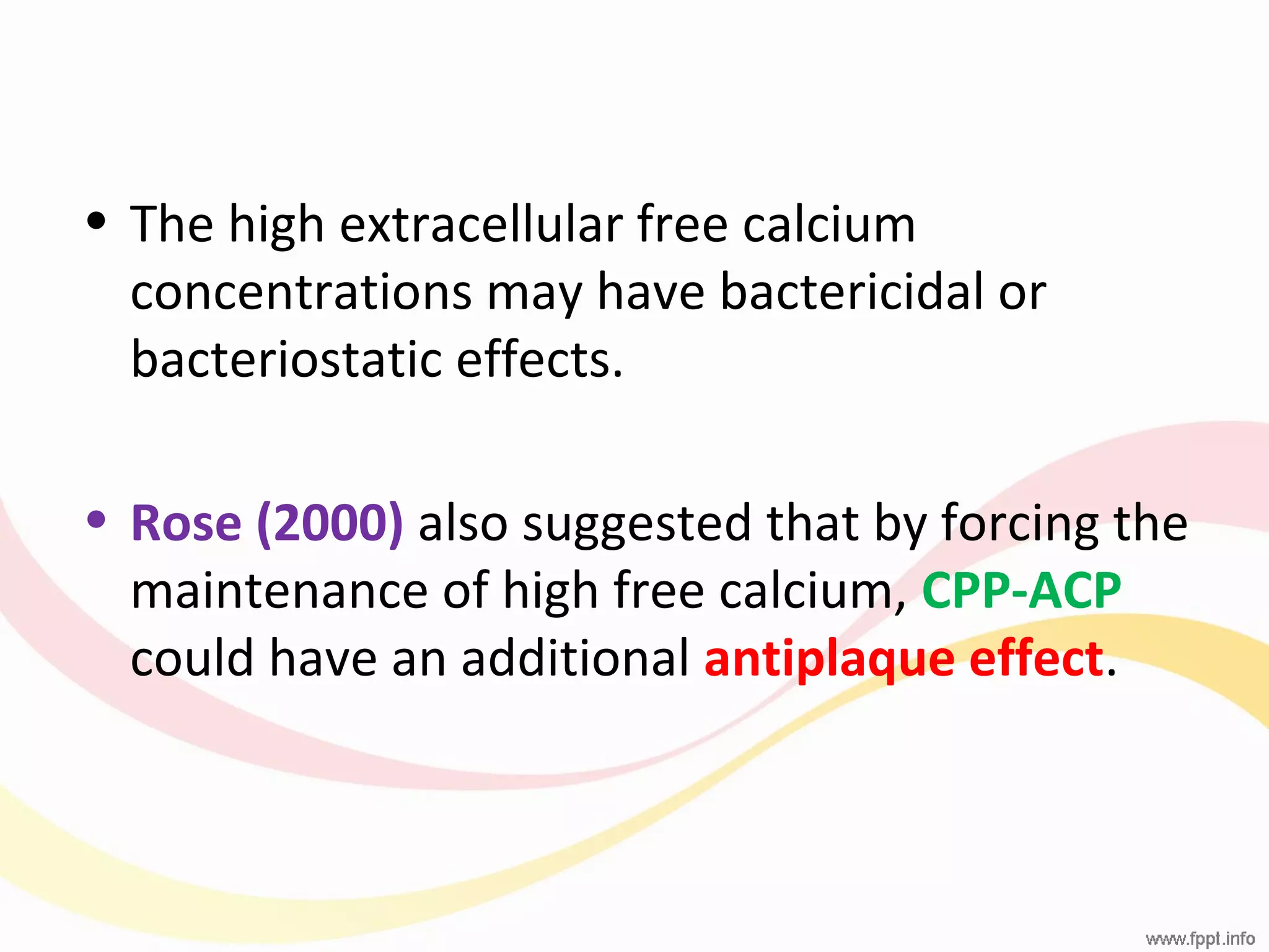CPP- ACP - Casein Phospho Peptide-Amorphous Calcium Phosphate | PPT