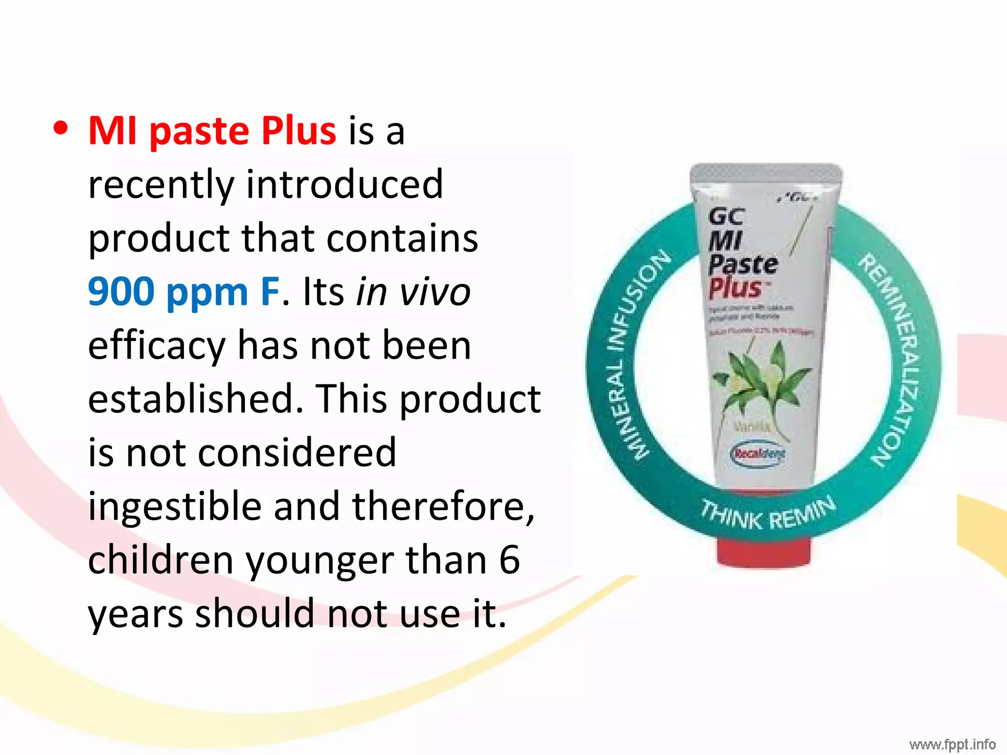 CPP- ACP - Casein Phospho Peptide-Amorphous Calcium Phosphate | PPT