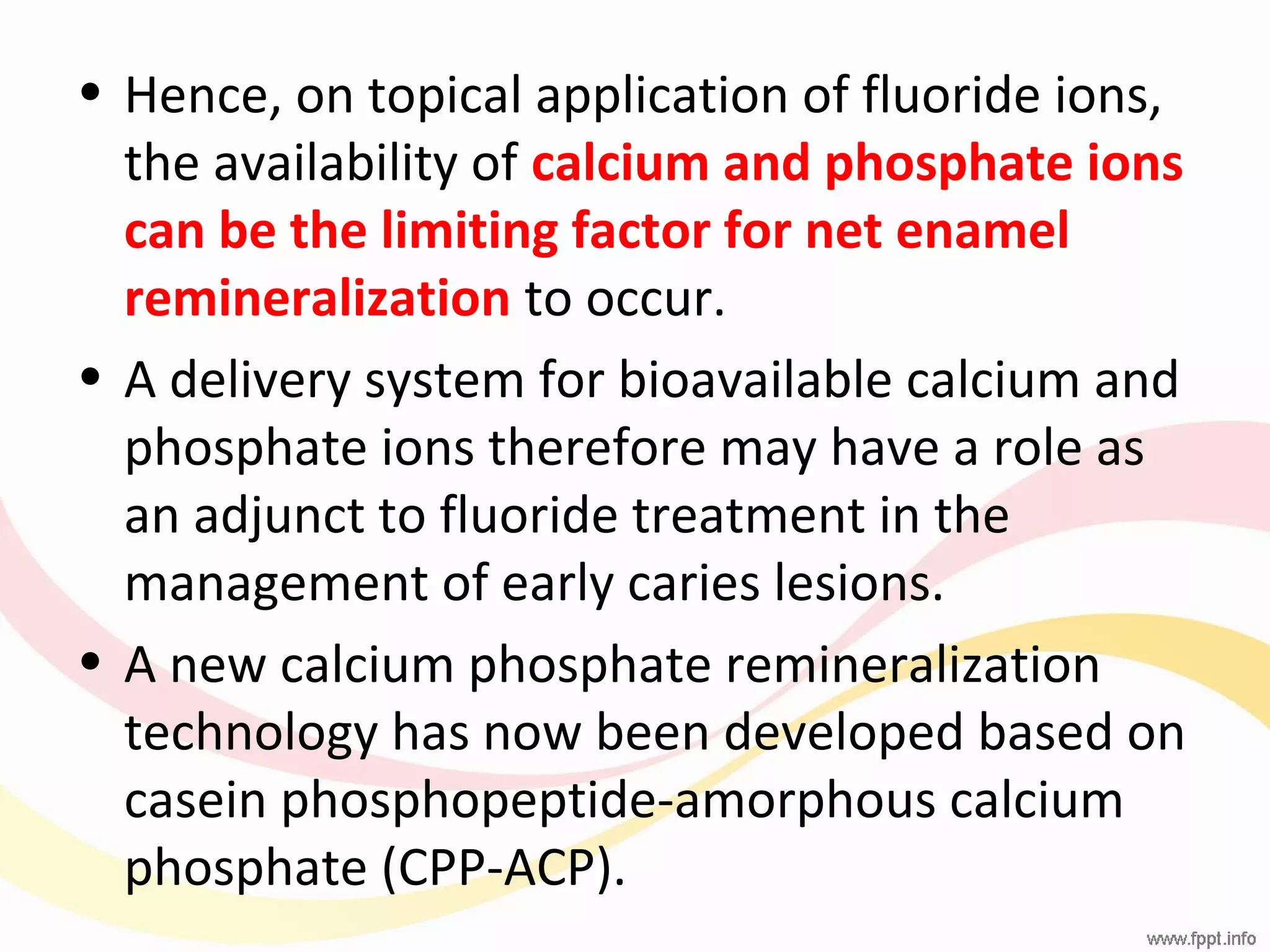 Cpp Acp Casein Phospho Peptide Amorphous Calcium Phosphate Ppt