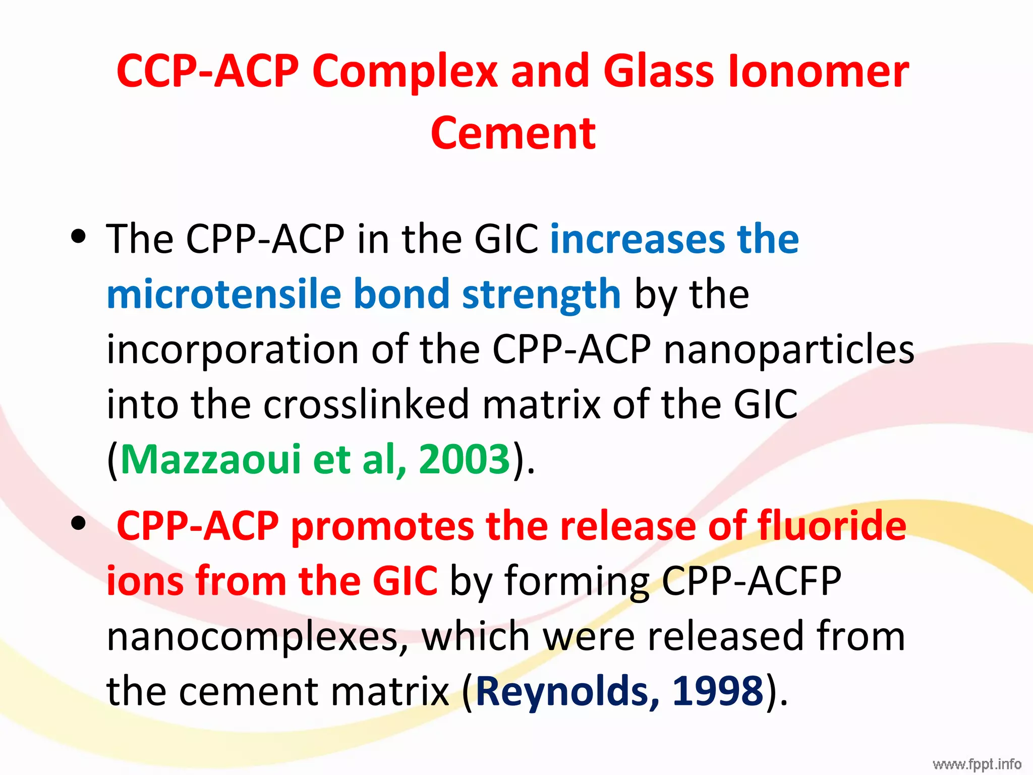 Cpp Acp Casein Phospho Peptide Amorphous Calcium Phosphate Ppt